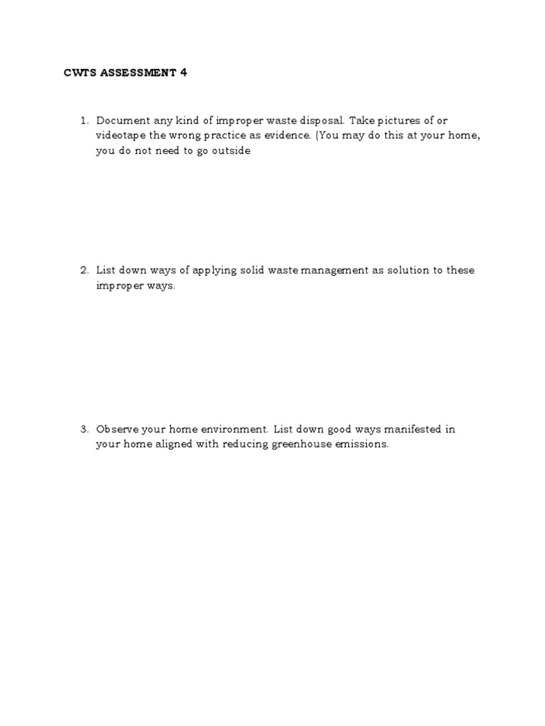 Cwts Assessment 4 | PDF
