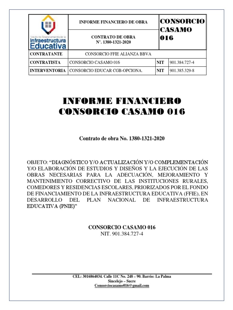 Informe Financiero | PDF | Economias