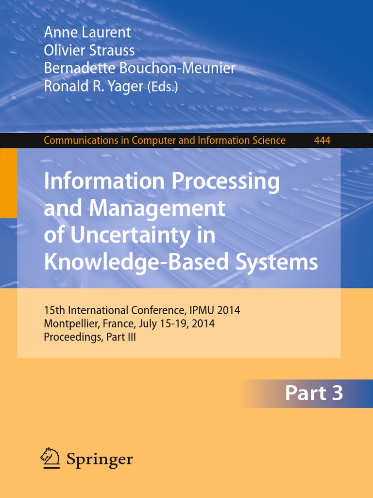 Information Processing and Management of Uncertainty in Knowledge-Based Systems | PDF | Concept ...