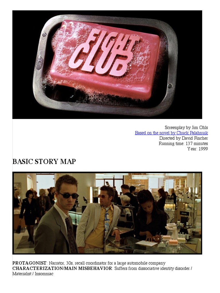 Fight Club: Screenplay Overview | PDF