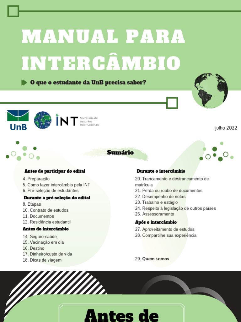 Manual para Intercambio INT | PDF