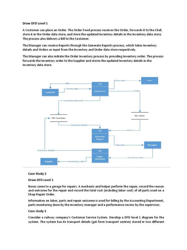 Case Studies - DFD | PDF