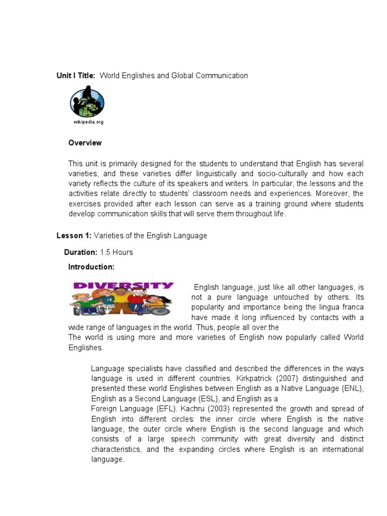 World Englishes: Understanding Varieties | PDF | English Language ...