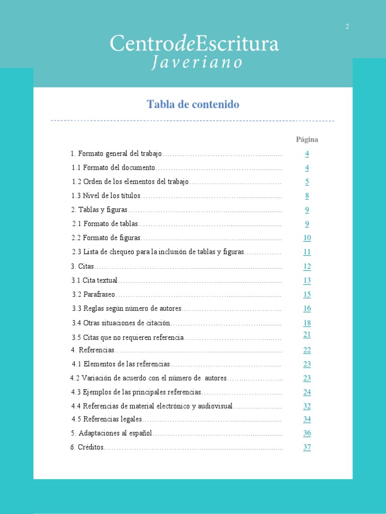 Guía Resumida de Normas APA 7ª Ed. | PDF | Lengua española