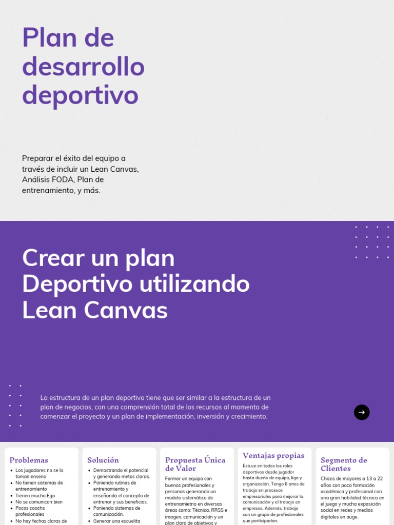 Plan deportivo LOL | PDF | Análisis FODA | Ciencia cognitiva
