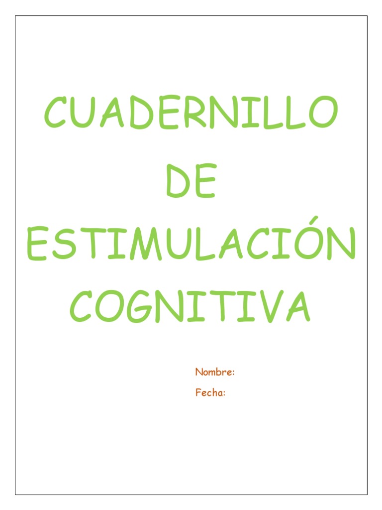 Cuadernillo de Estimulación Cognitiva | PDF | Arte