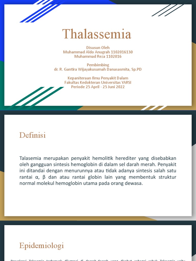 Thalassemia | PDF