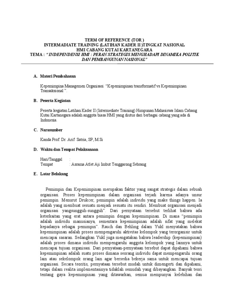 Kepemimpinan Transformasional vs Transaksional | PDF | Karier & Perkembangan | Bisnis