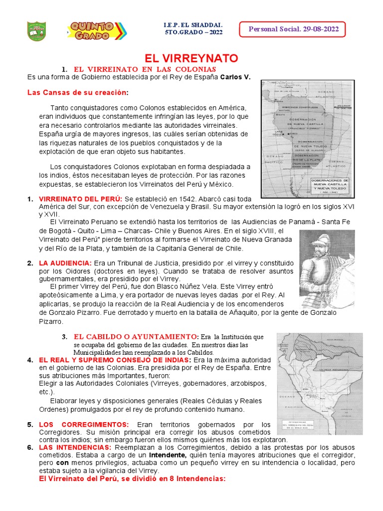 El Virreynato | PDF | Perú | Imperio español