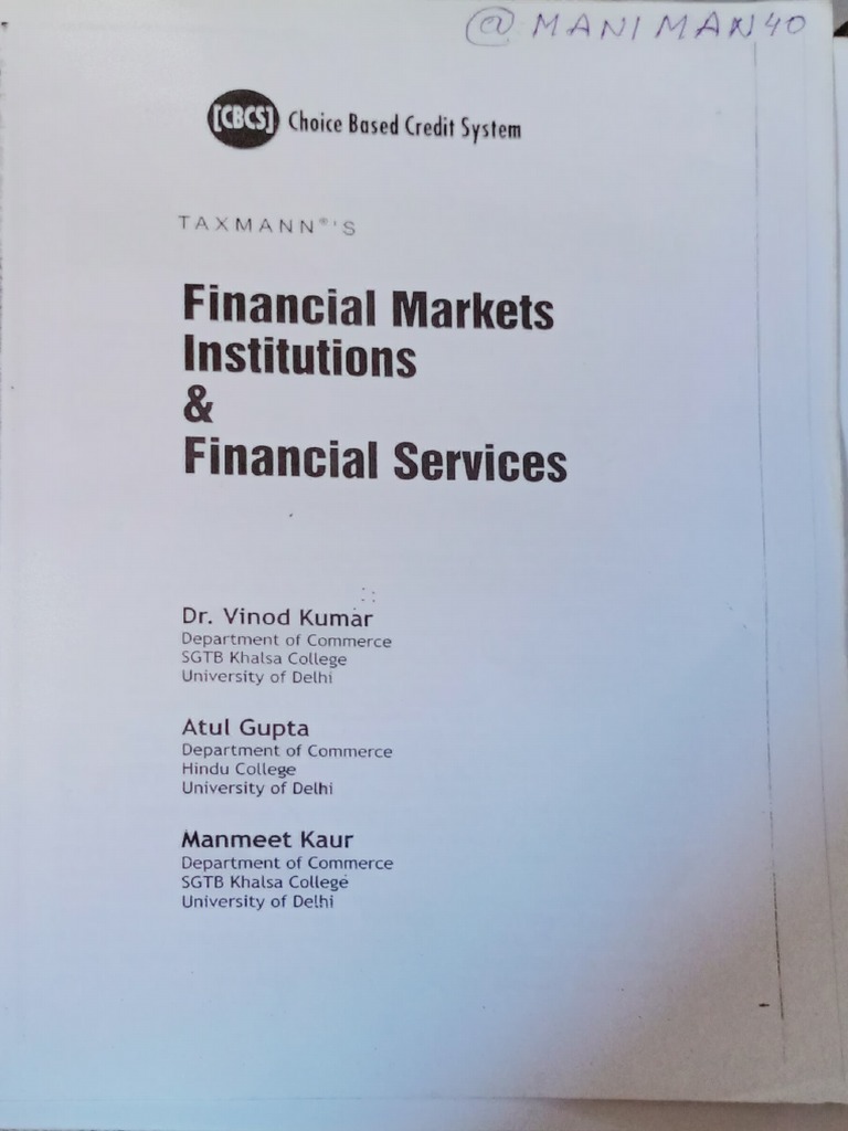 Fmi Book Cbcs | PDF