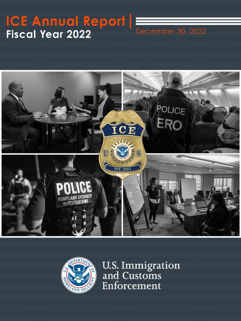 Ice Annual Report FY 2022 | Download Free PDF | Emigration, Immigration ...