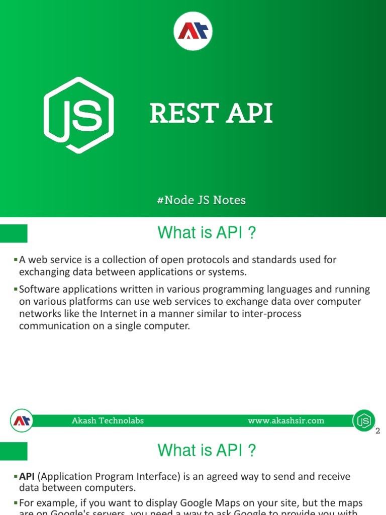 Rest API | PDF | Representational State Transfer | Hypertext Transfer ... Rest API | PDF | Representational State Transfer | Hypertext Transfer ...