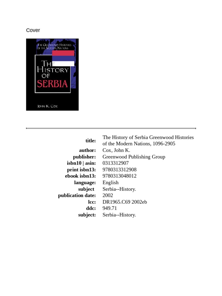 The History Of Serbia Pdfdrive Pdf Slobodan Milošević Serbia