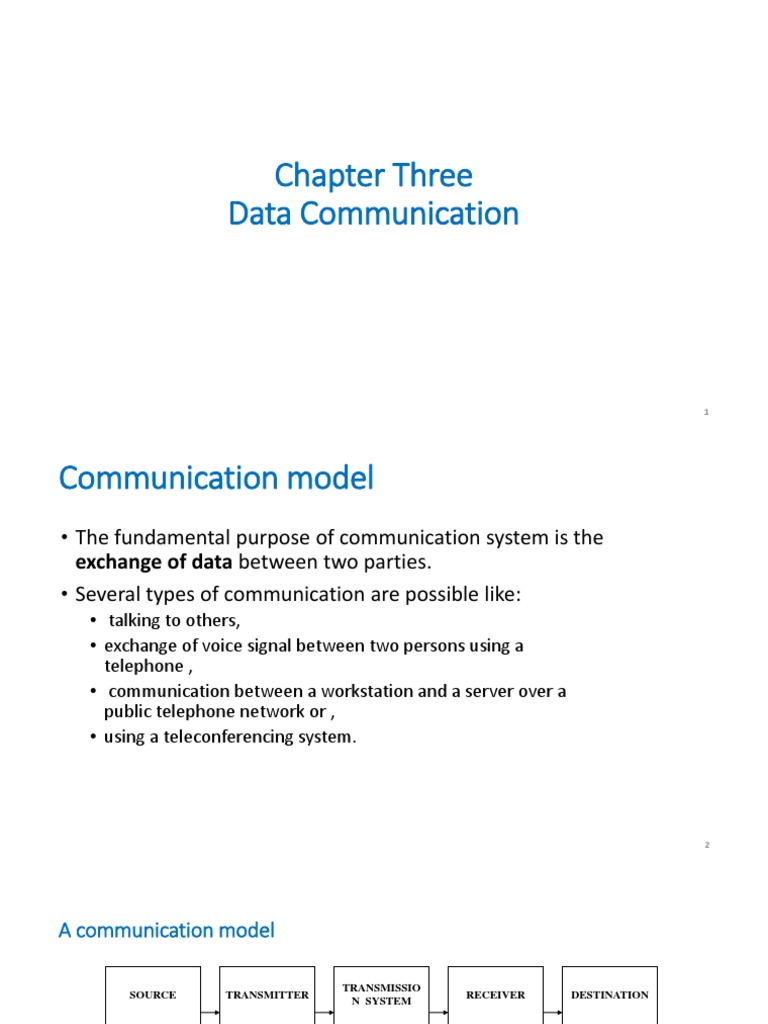 Chapter Three Networking | PDF | Multiplexing | Computer Network