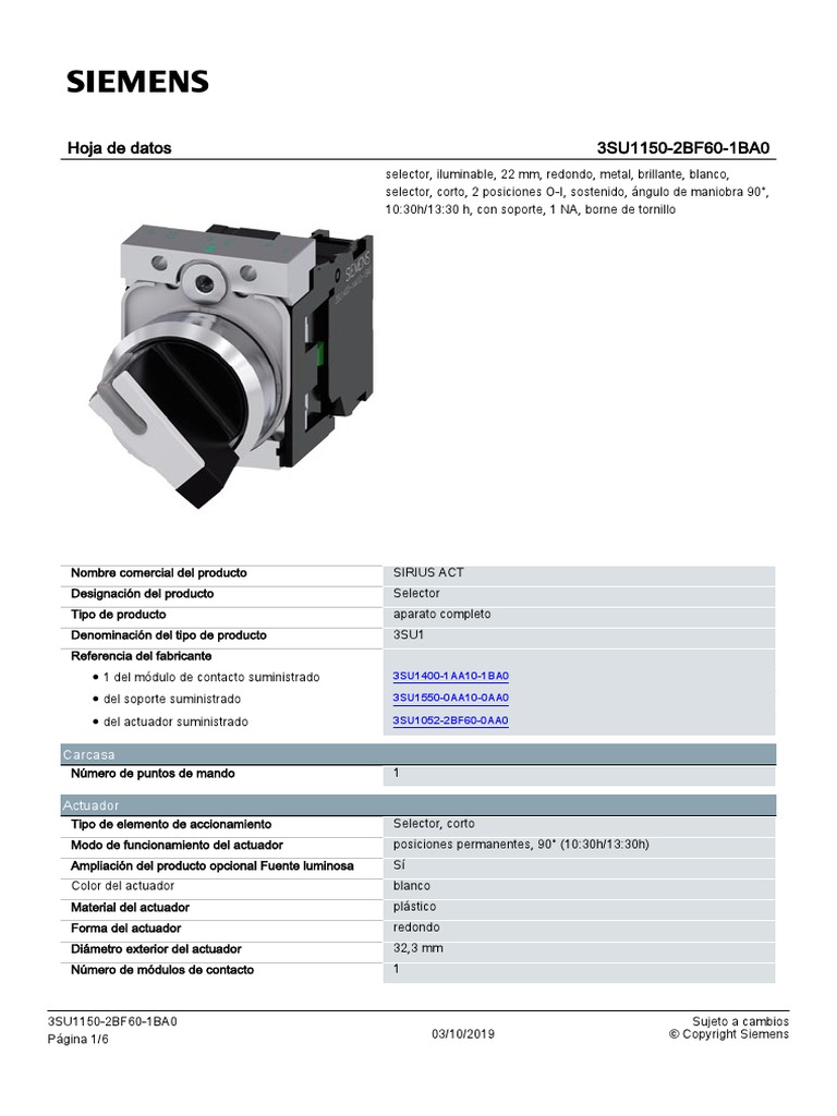 Selector de 2 Posiciones-1-2-1 | PDF