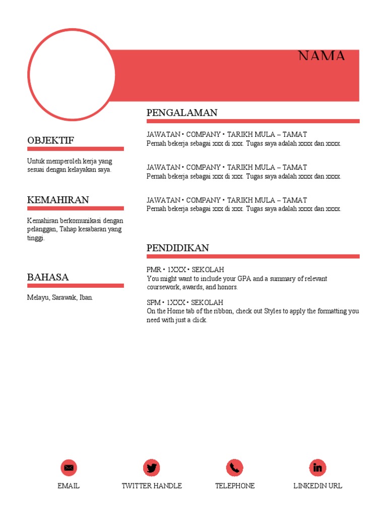 Contoh Resume Bahasa Melayu 2 | PDF