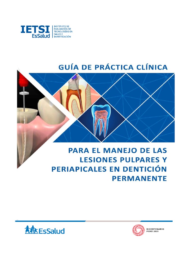 GPC Lesiones Pulpares y Periapicales | PDF | Ciencias de la Salud ...