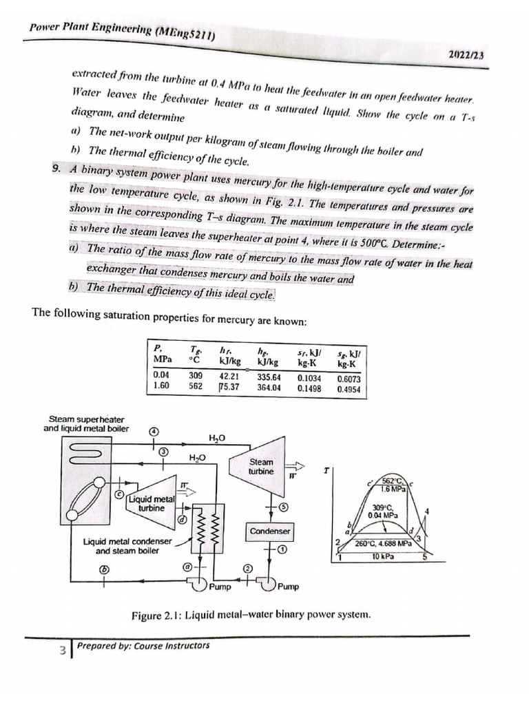 Power Plant Worksheet | PDF