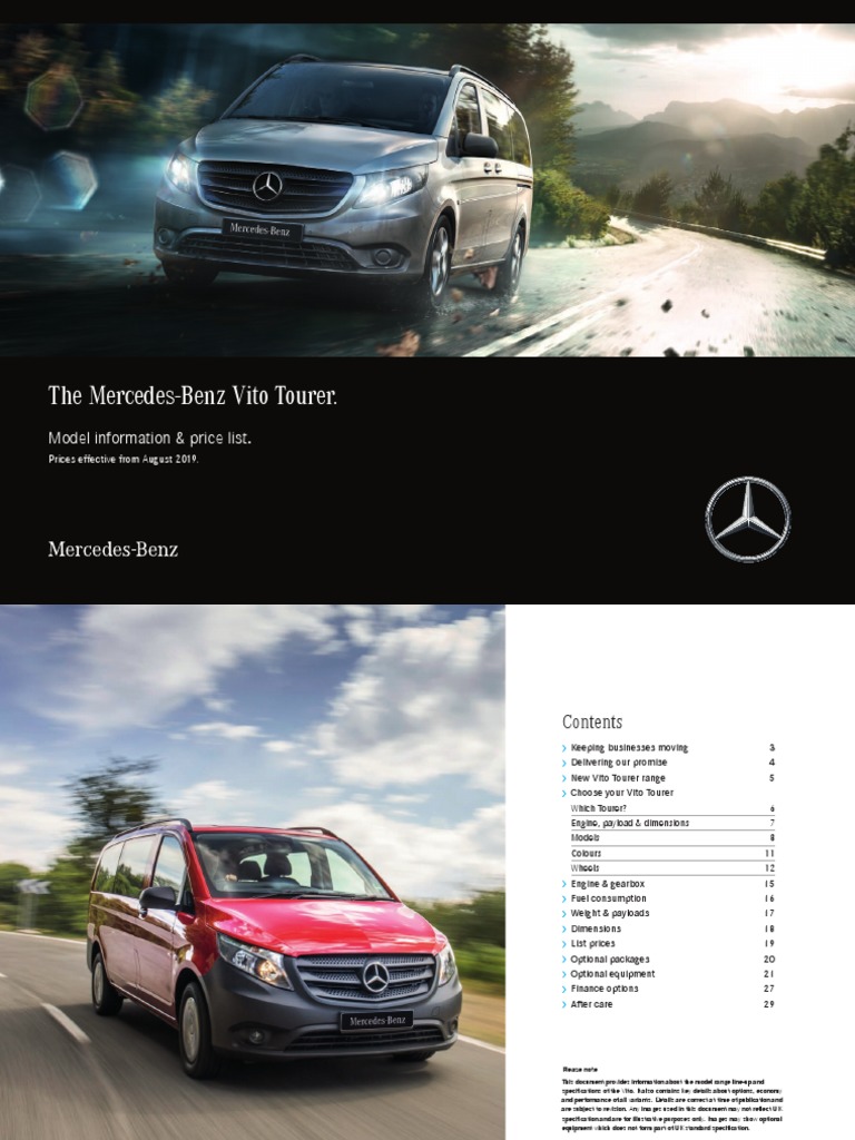 Vito Tourer Brochure Interactive v21 | PDF | Motor Vehicle | Vehicles