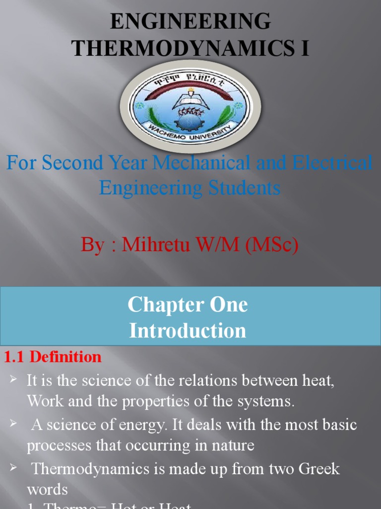 Thermodynamics Basics for Engineers | PDF | Thermodynamic Equilibrium ...