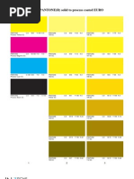 Pantone Color Chart For CMYK | PDF | Light | Image Processing