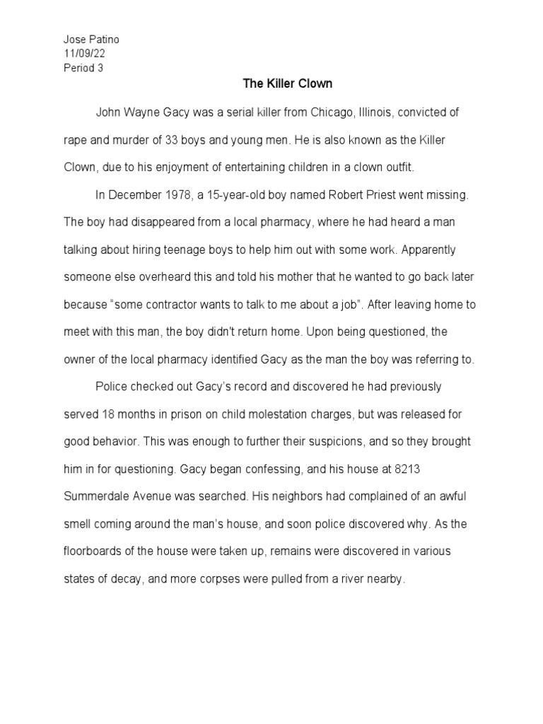 John Wayne Gacy | PDF