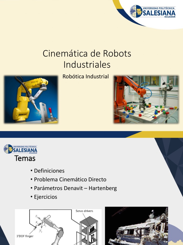 Capitulo 7 CINEMATICA DE ROBOTS INDUSTRIALES | PDF | Rotación | Mecánica