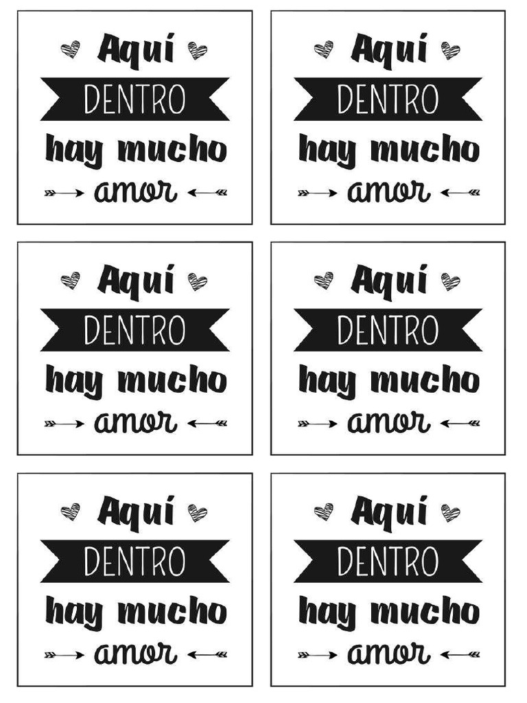 Aqui Dentro Hay Mucho Amor | PDF