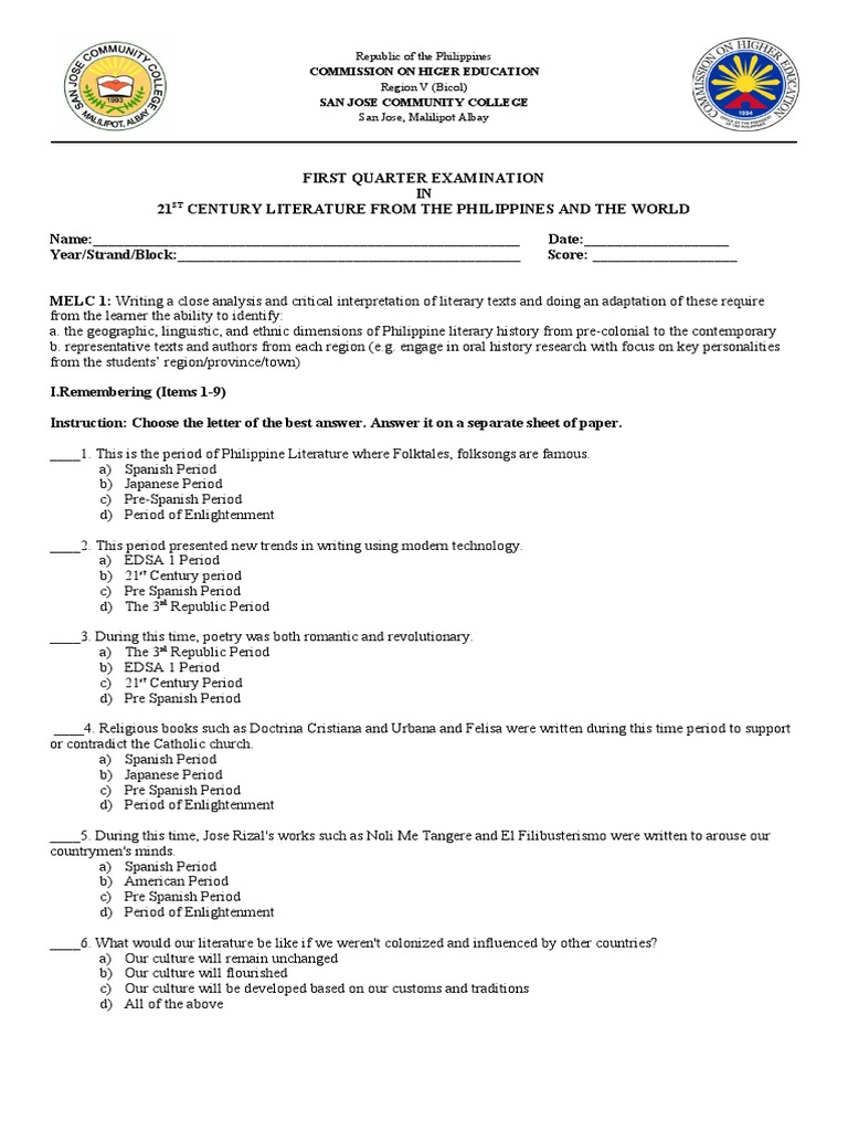 Exam Questions | PDF | Multimedia | Plot (Narrative)