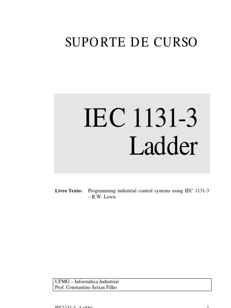 Linguagem Ladder | Download grátis PDF | Eletrônicos | Programação de ...