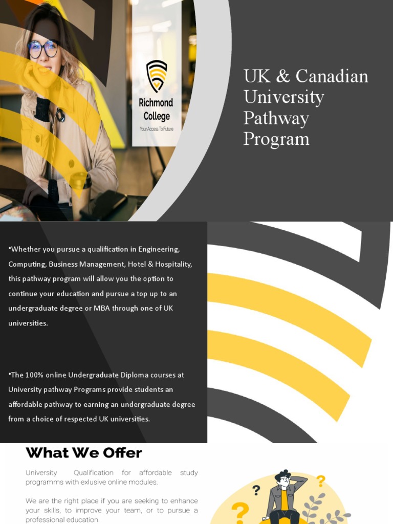 UK & Canadian University Pathway Program | PDF
