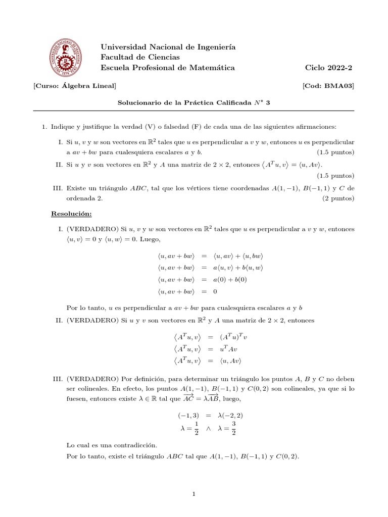 PC3 BMA03 22.2 Solu | PDF | Física teórica | Análisis matemático