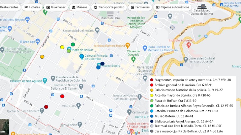 Mapa La Candelaria | PDF