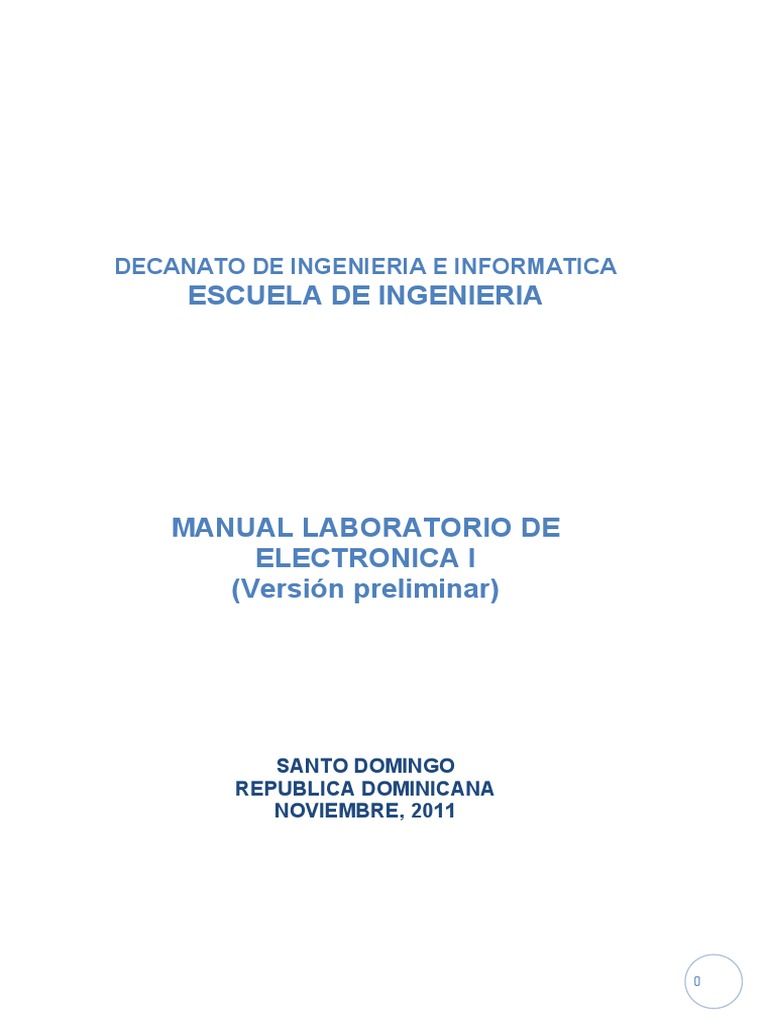 Prácticas Electrónica I Pdf Diodo Rectificador 