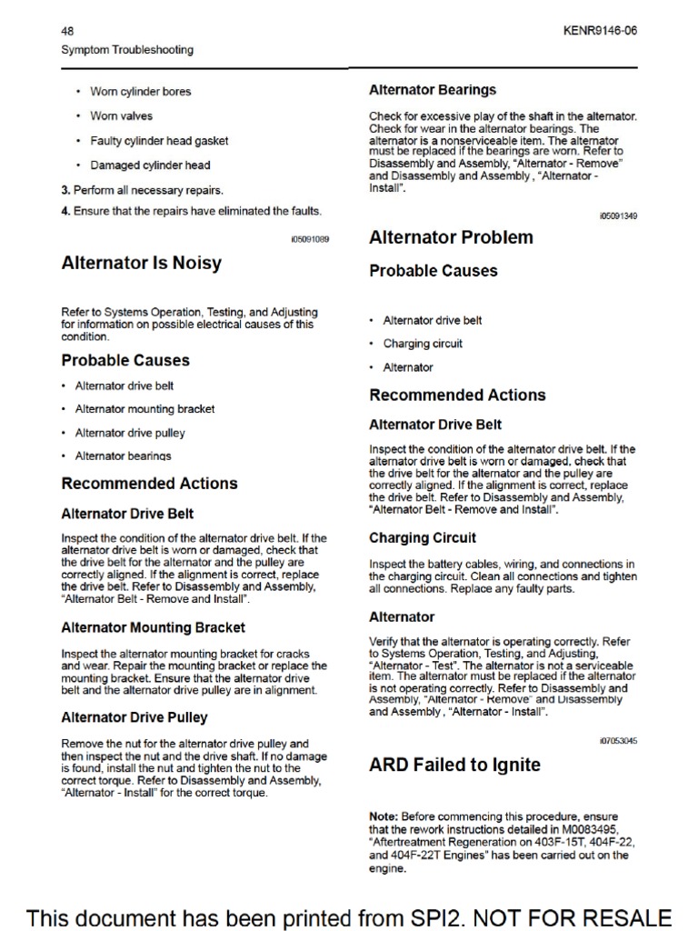 Perkins 404F-22 DPF | PDF