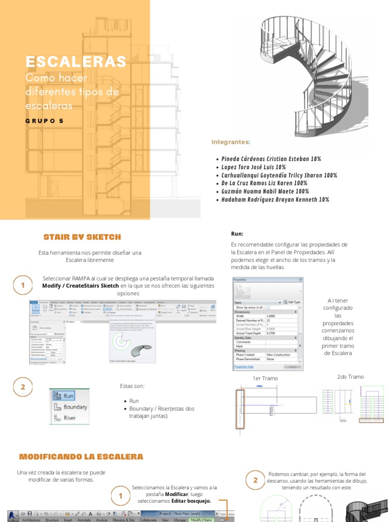 Diferentes Tipos de Escaleras | PDF