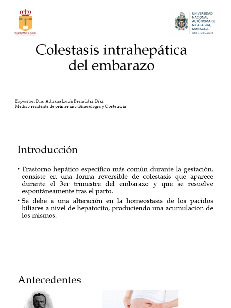 Colestasis Intrahepática Del Embarazo Clase | PDF | Bilis | Causas de ...