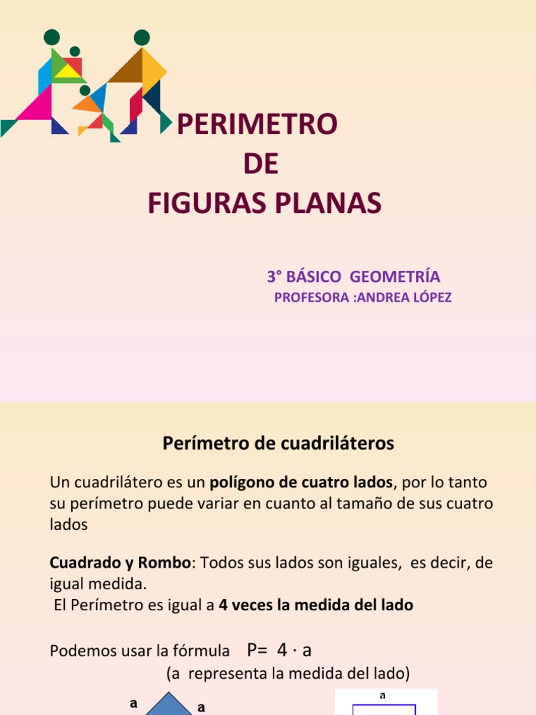 Perímetro de Figuras Planas2 | PDF | Rectángulo | Triángulo