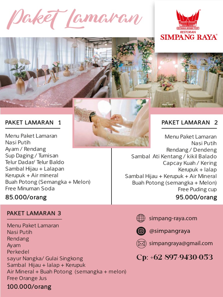 Paket Lamaran Kuliner Simpang Raya | PDF