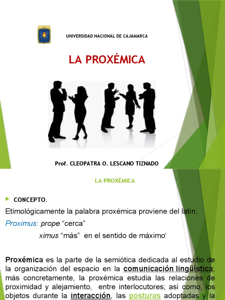 Significado de la proxémica | PDF | Ciencia y matemáticas