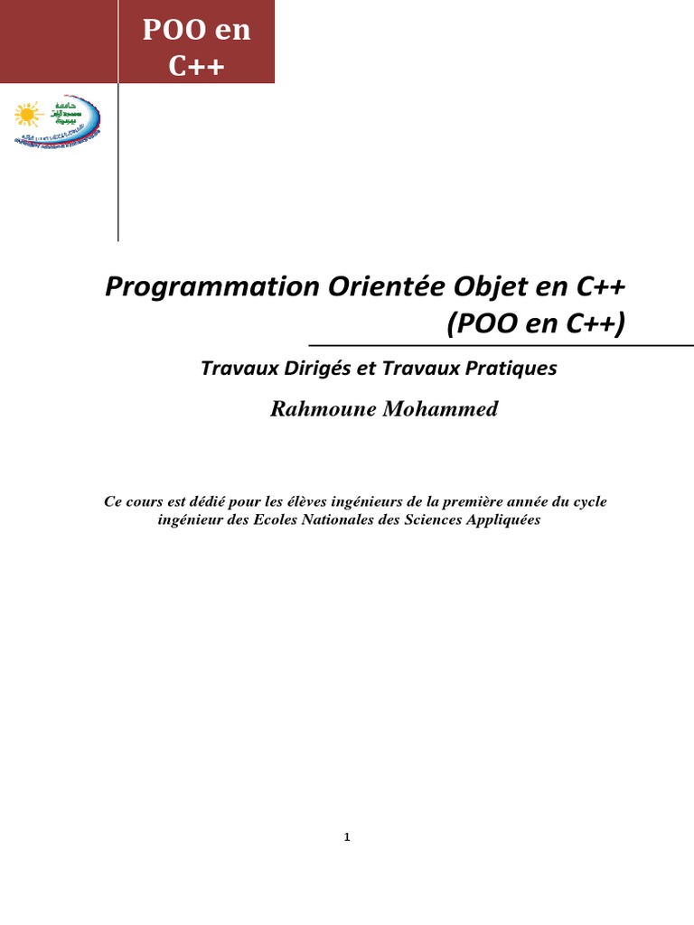 TP C++ | PDF | C ++ | Constructeur (programmation)