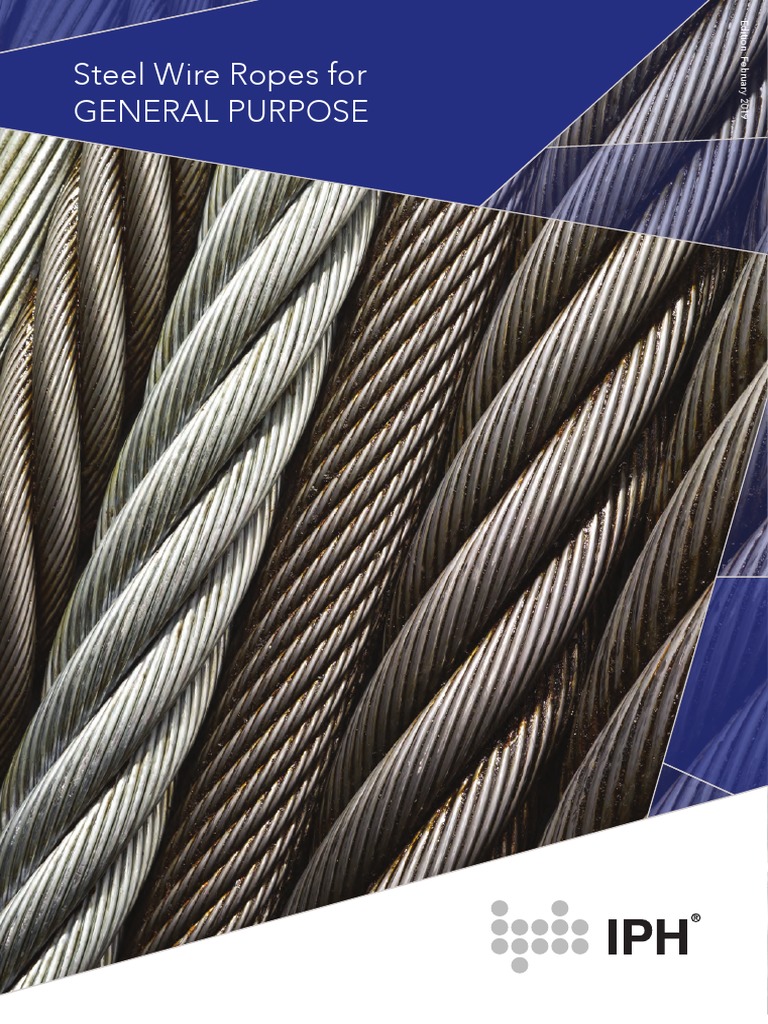 Steel Wire Ropes For General Purpose | PDF | Wire | Rope