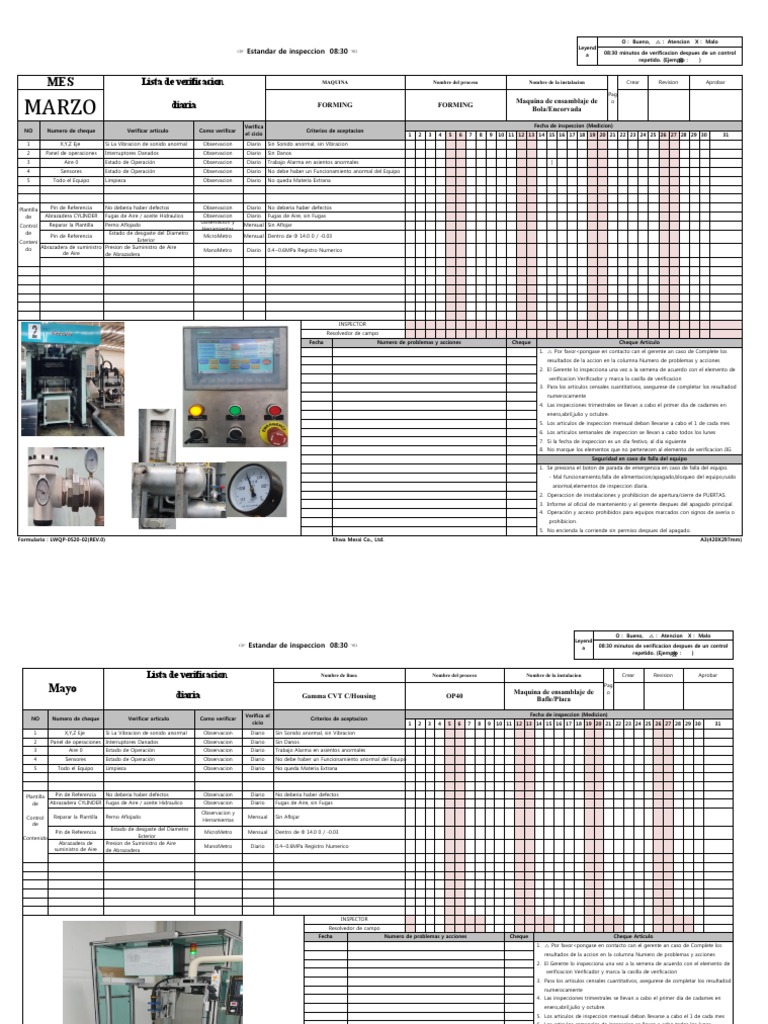 Check List Forming - 1 | PDF