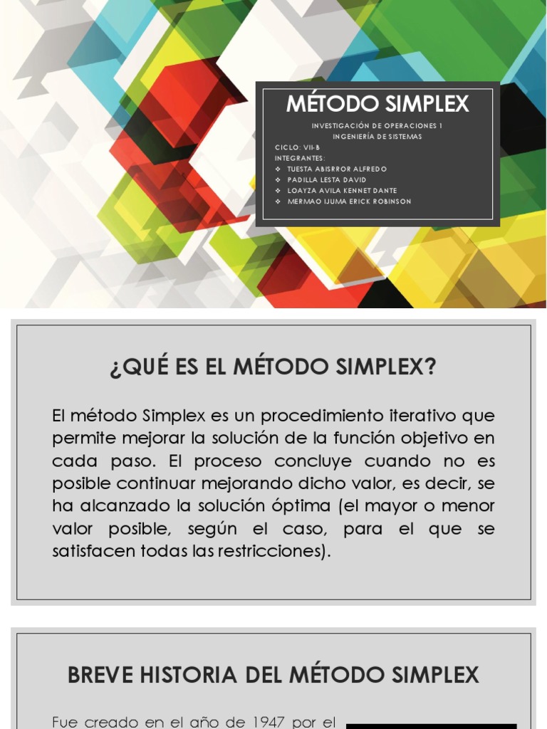 Metodo Simplex - GB | PDF | Matemática Elemental | Lógica matemática