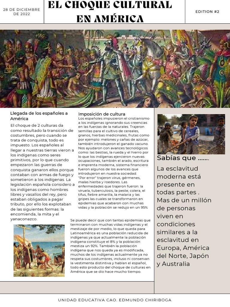 Choque Cultural en América | PDF | España