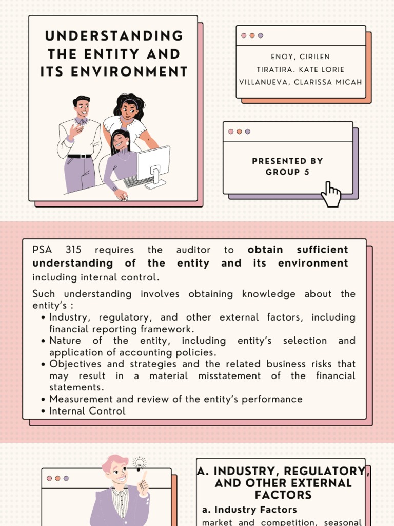 Understanding The Entity and Its Environment | PDF | Audit | Accounting