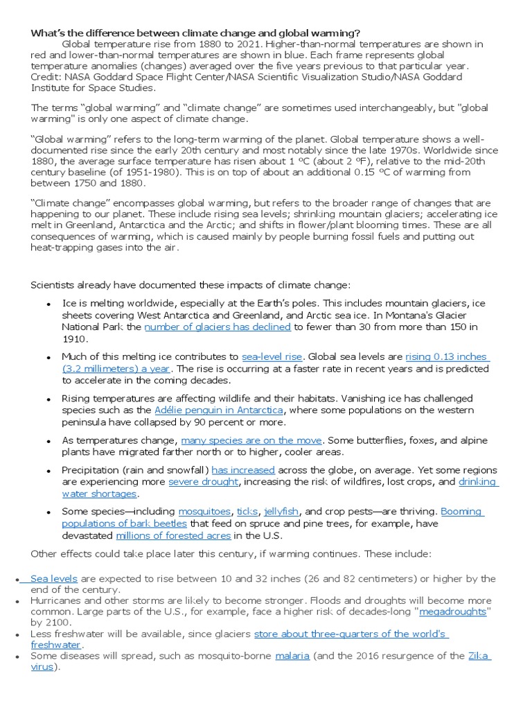 Environment | PDF | Climate Change | Forestry