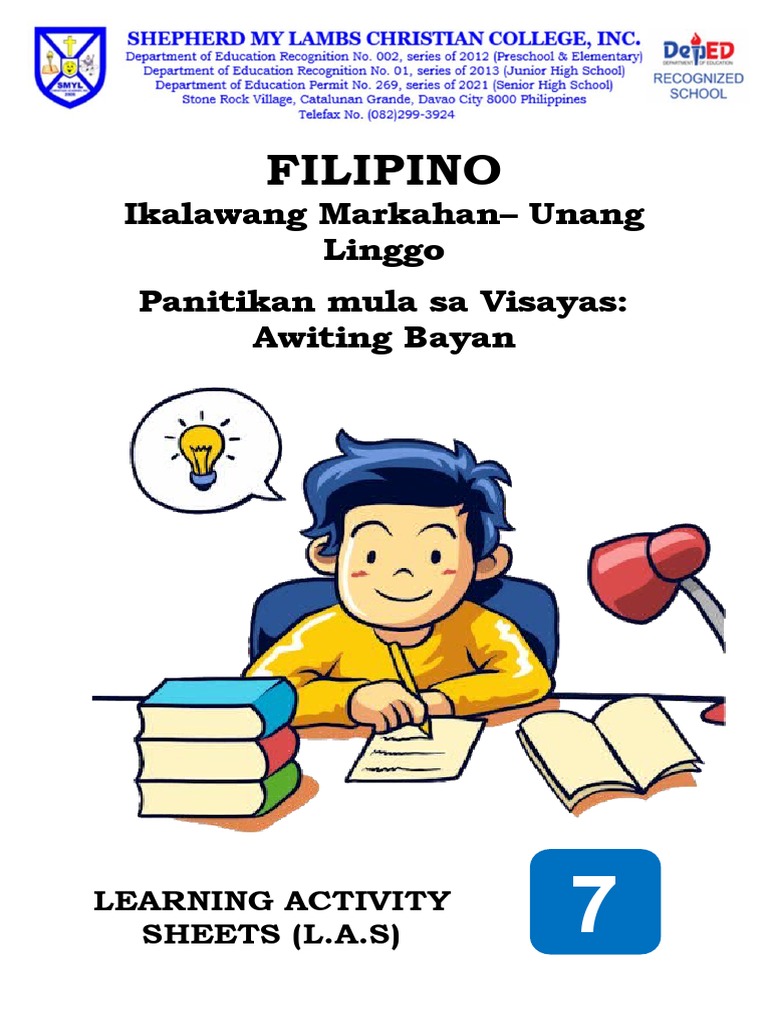 Q2 - Week 1 - Filipino 7 | PDF
