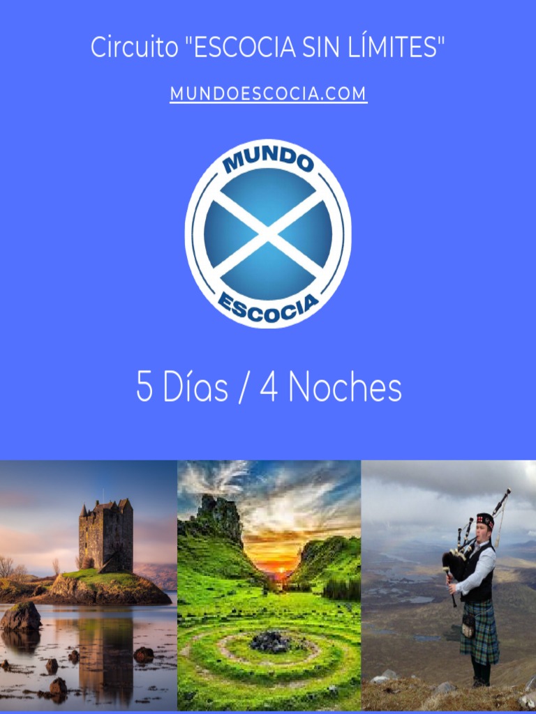 ESCOCIA SIN LIMITES 5 Dias | PDF | Escocia | Edimburgo