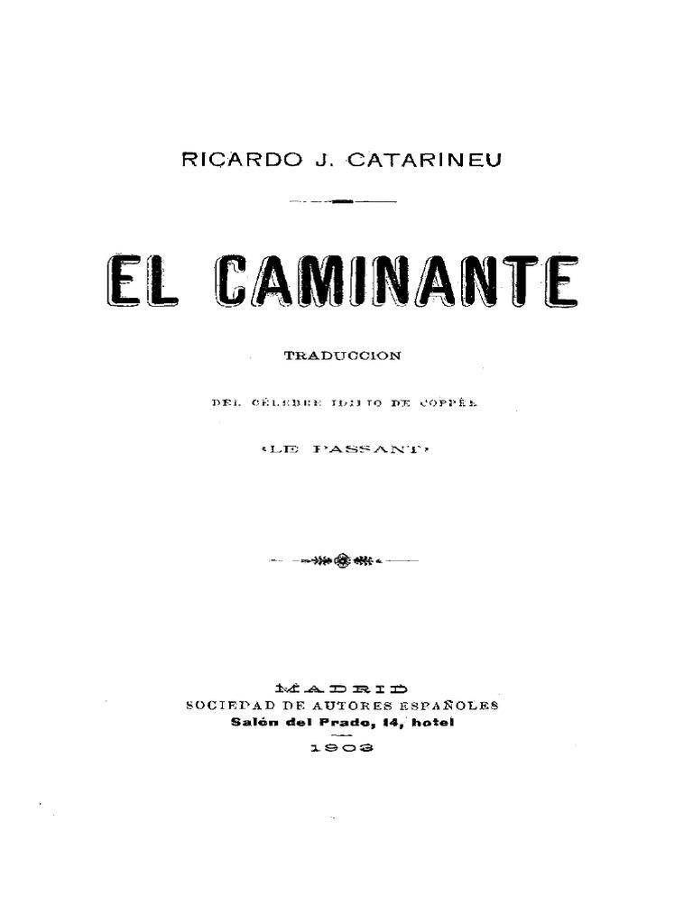 El Caminante | PDF